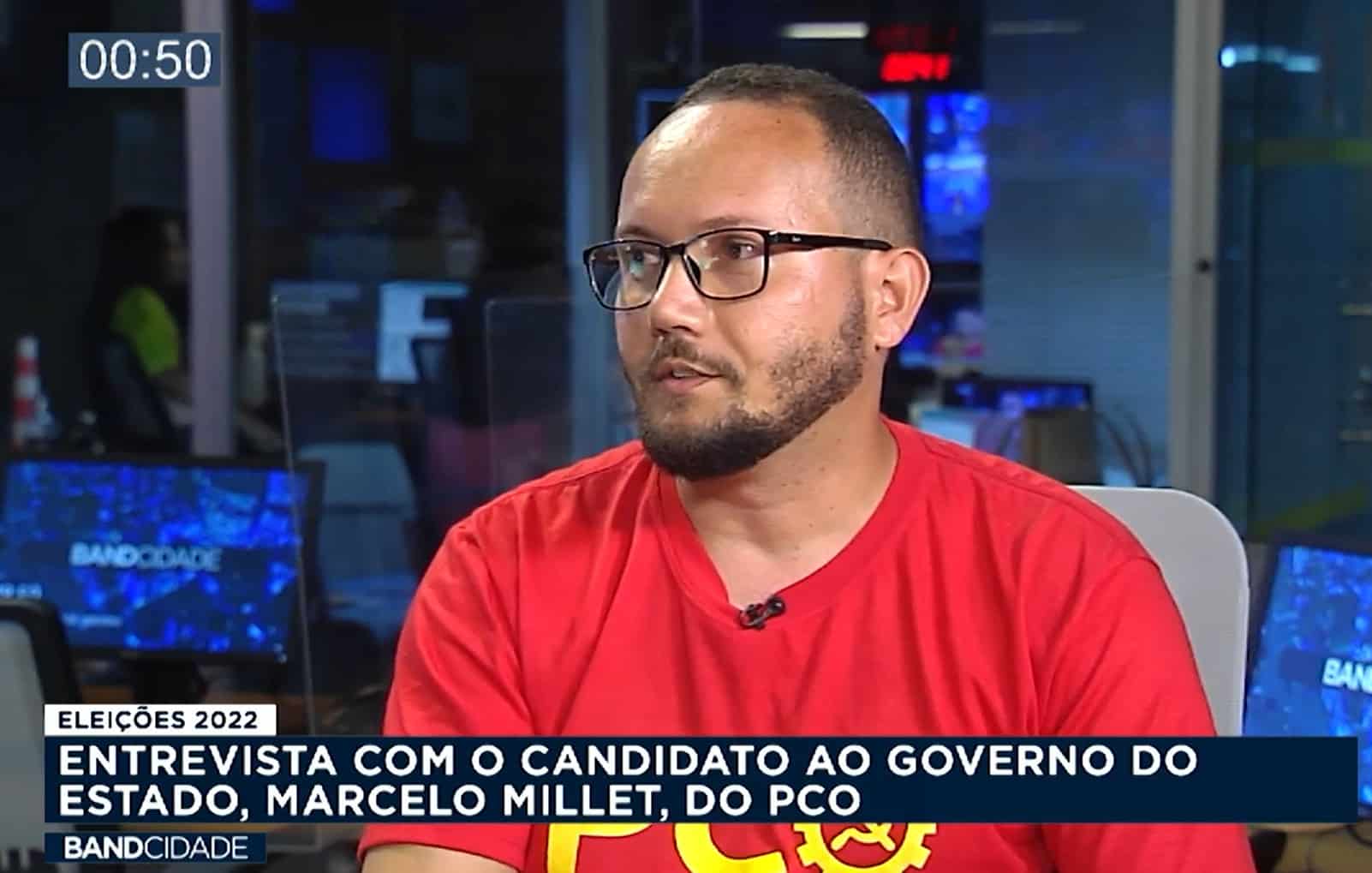 Candidato ao governo da BA, Marcelo Millet deu entrevista na Band ...