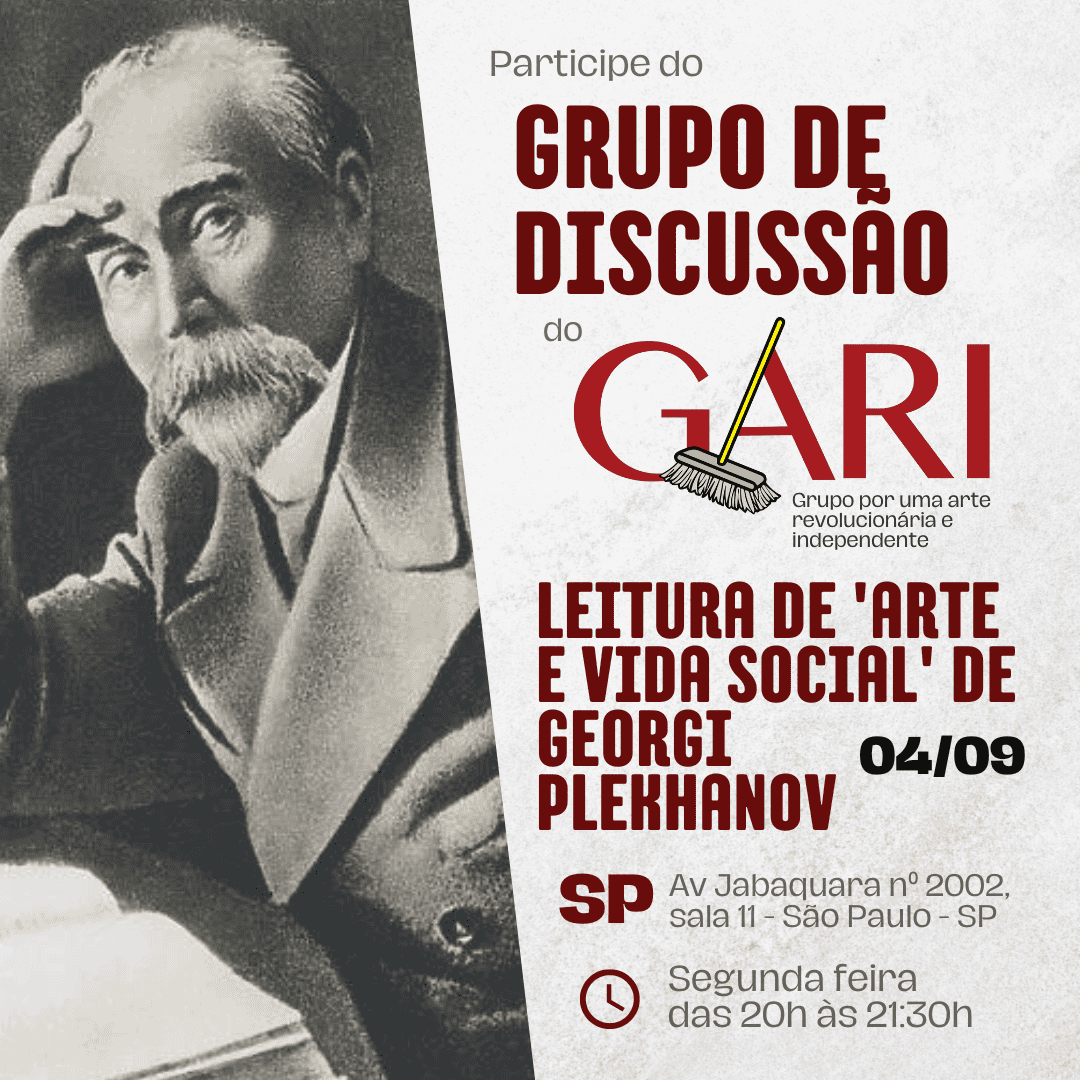 Participe do GARI: arte, cultura e revolução - Diário Causa Operária